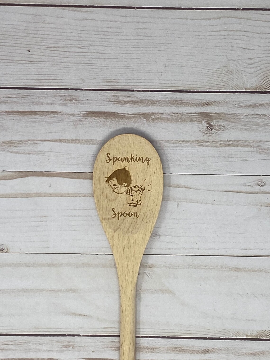 Laser Engraved "spanking Spoon", Laser Engraved Wooden Cooking Spoon ...