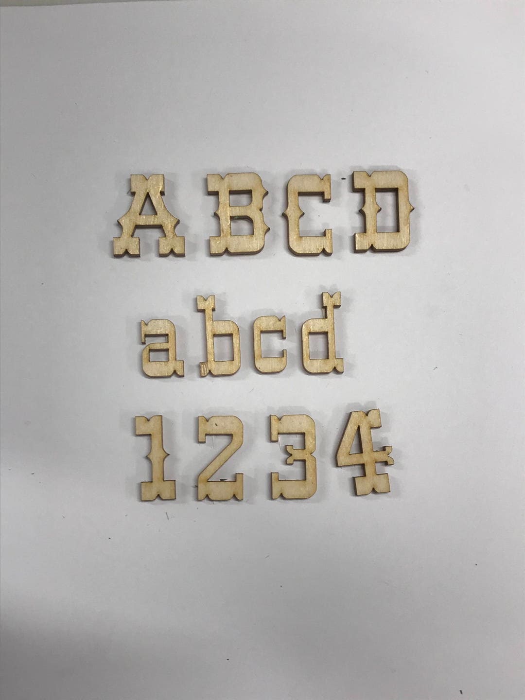 Laser Cut Wooden Letters, up to 16", Multiple Thickness, Wood Crafting ...