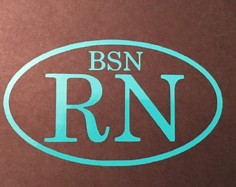 Bsn Car Decal | Etsy