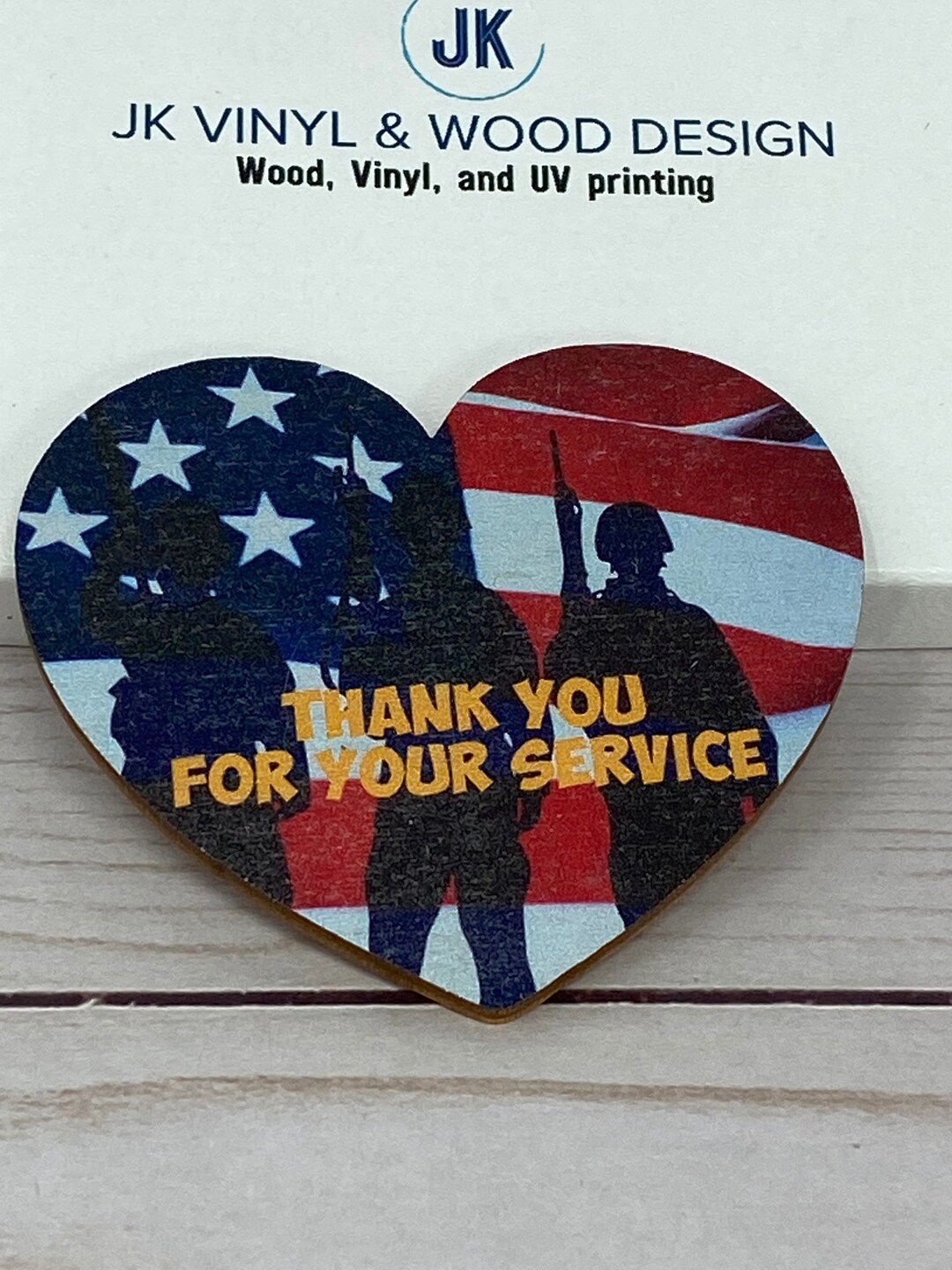 Thank You for Your Service, Military Thank You Token, Thank a Vet ...