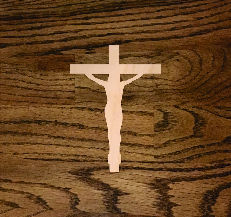 Laser Cut Crucifix Cross Wood Shapes Laser Cut Wood | Etsy
