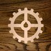 Wooden Gear Cutout, Laser Cut Wood, A003 - Etsy