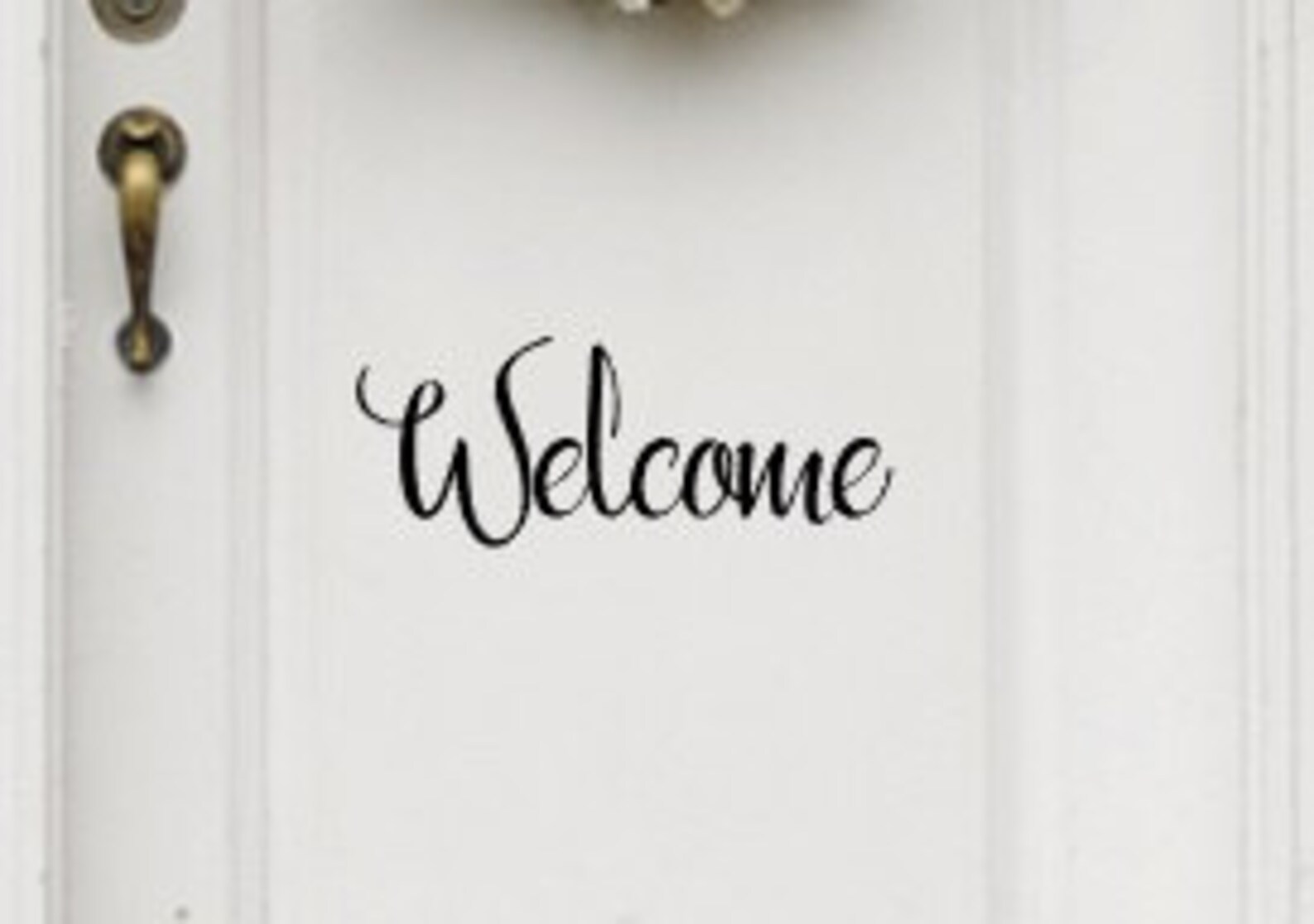 Welcome Door Vinyl Decal Front Door Decal Welcome Sign | Etsy Welcome Door Vinyl Decal Front Door Decal Welcome Sign | Etsy