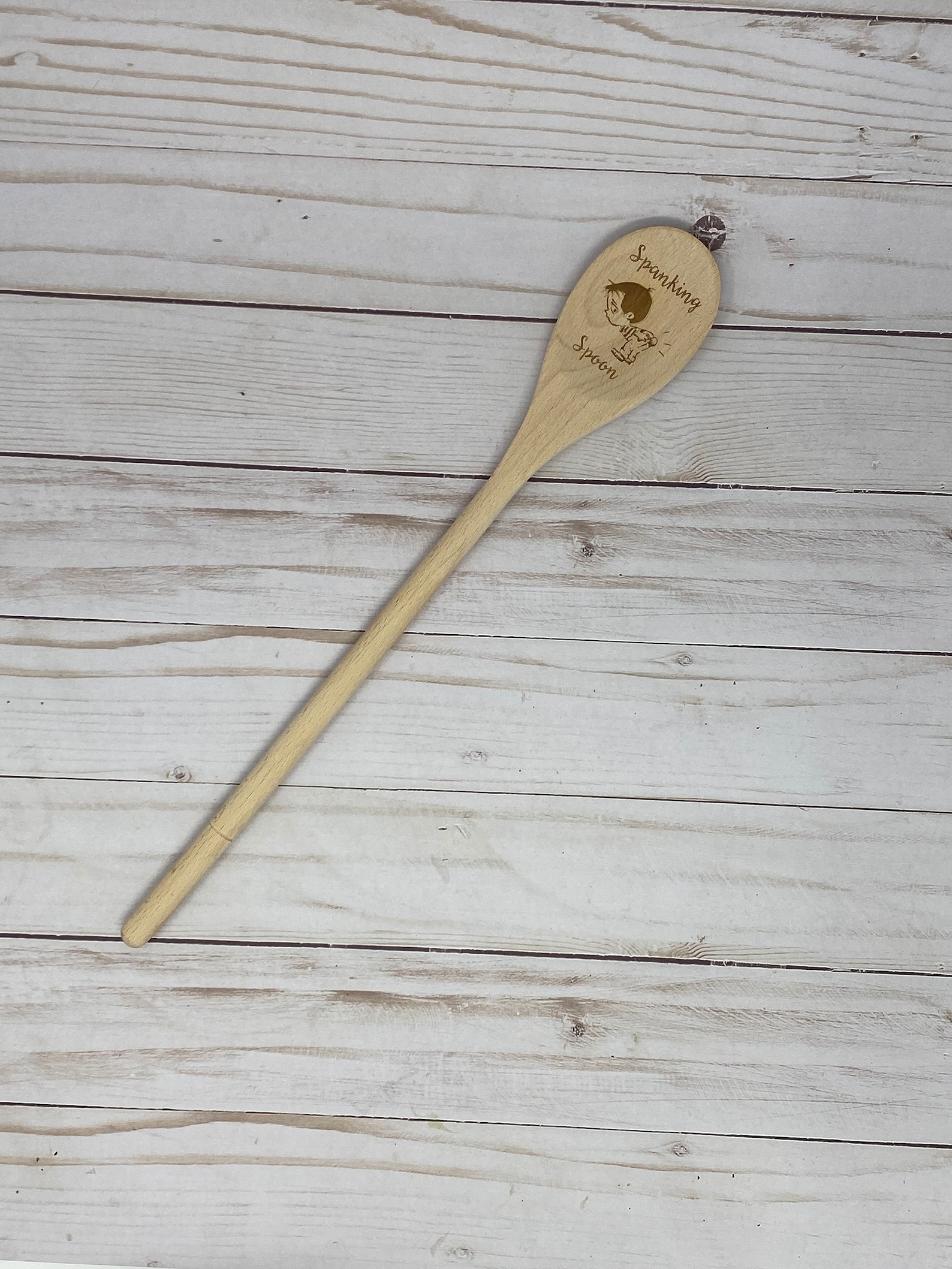 Laser Engraved "spanking Spoon", Laser Engraved Wooden Cooking Spoon ...
