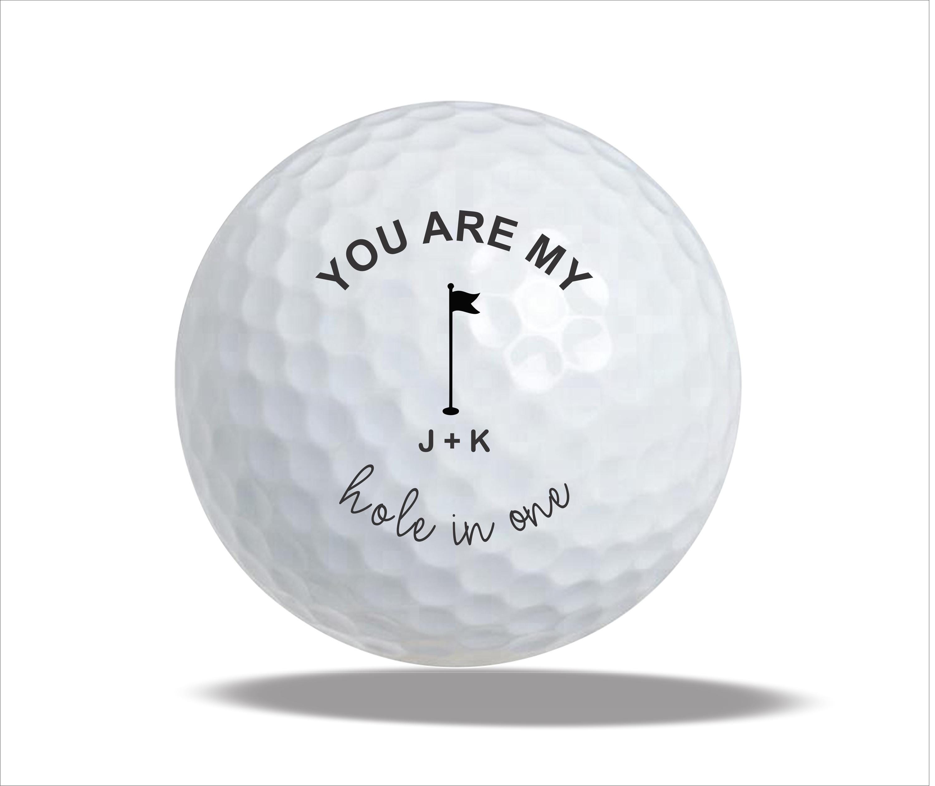 Personalized Golf Ball Gift for Husband, Golfer Gift, Custom Printed ...