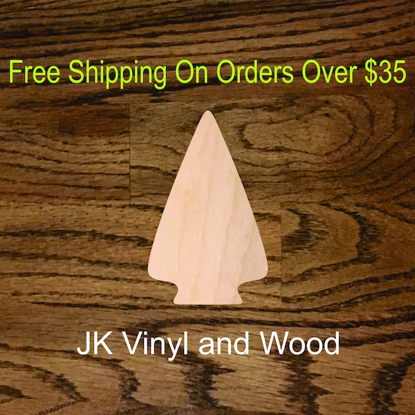 Wooden Arrowhead - Etsy