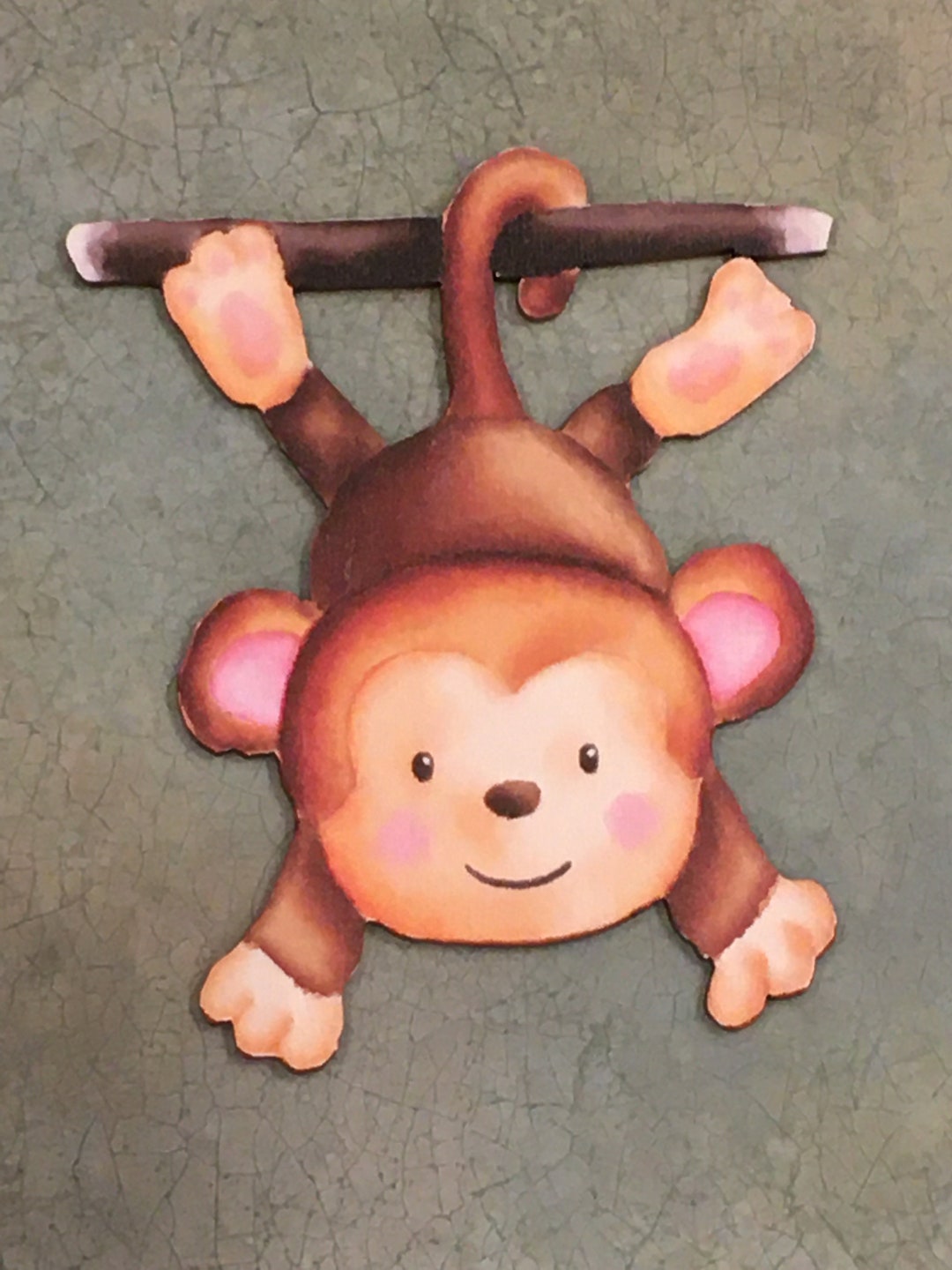 Laser Cut Monkey Wood Shape, Printed Monkey, Multiple Thickness ...