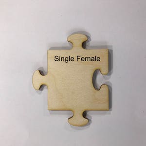 Interlocking Wood Puzzle Pieces, Laser Cut Wood - Etsy