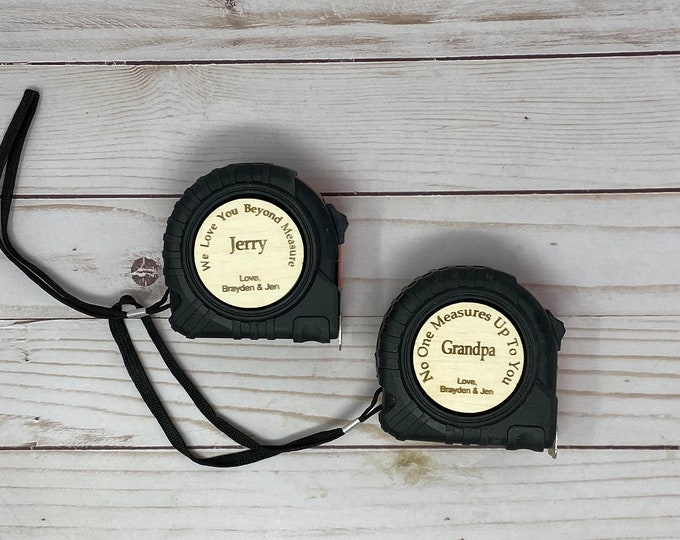 Personalized Laser Engraved 25 Foot Tape Measure. Bulk Discounts ...