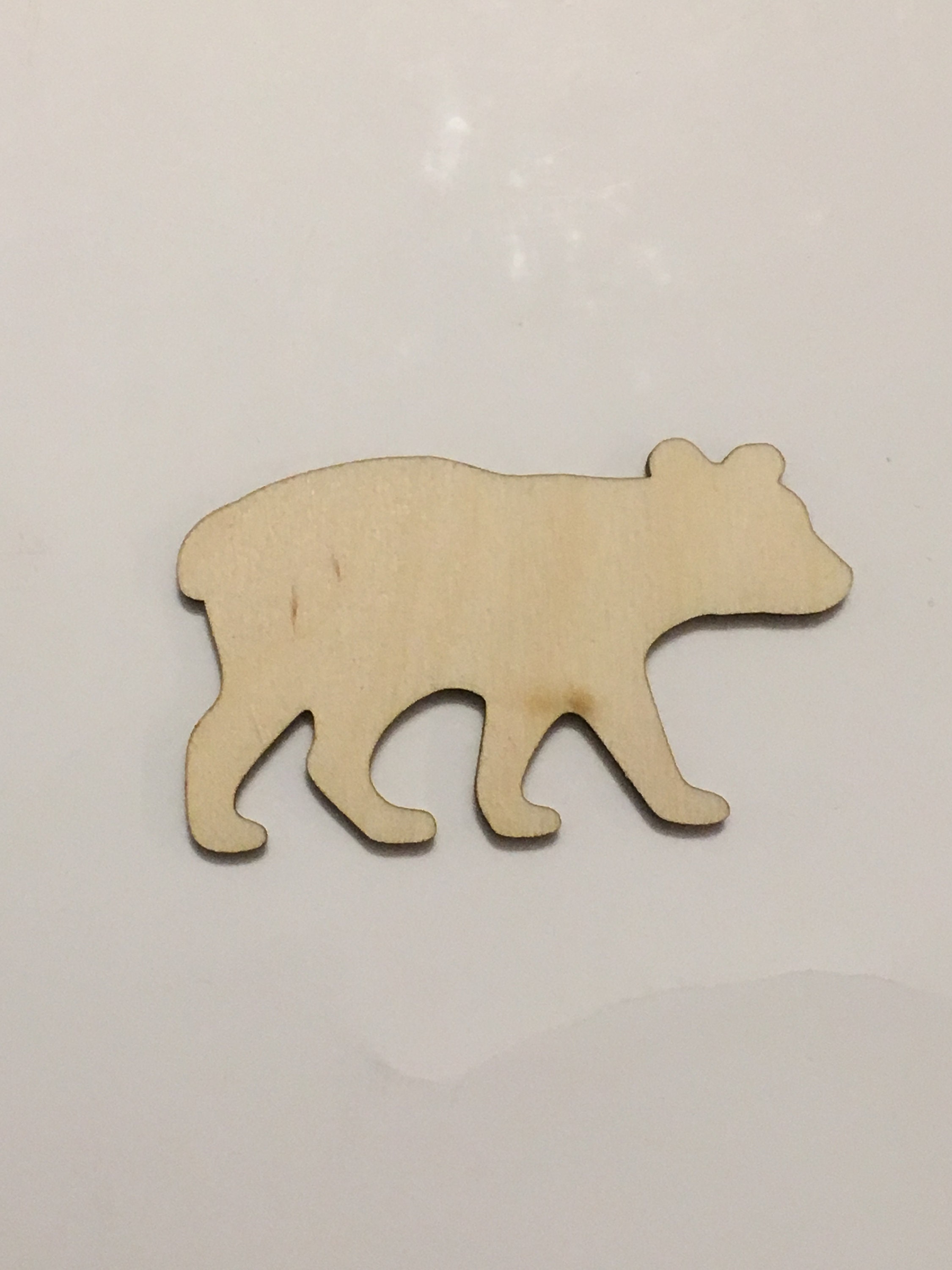 Black Bear Wooden Cutout Laser Cut Wood A155 | Etsy
