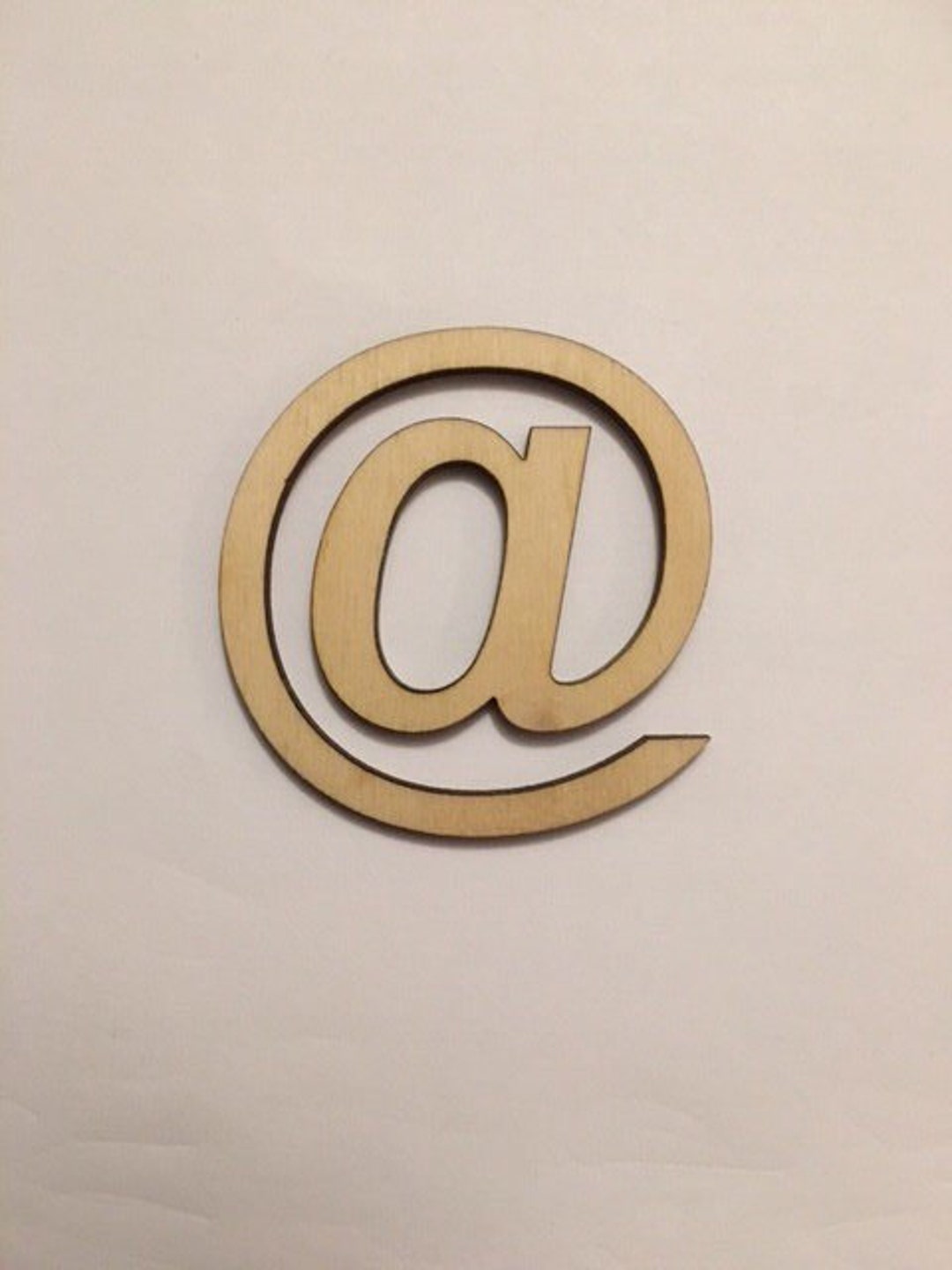 Laser Cut @, At, Wood Shapes, Laser Cut Wood, Multiple Sizes ...