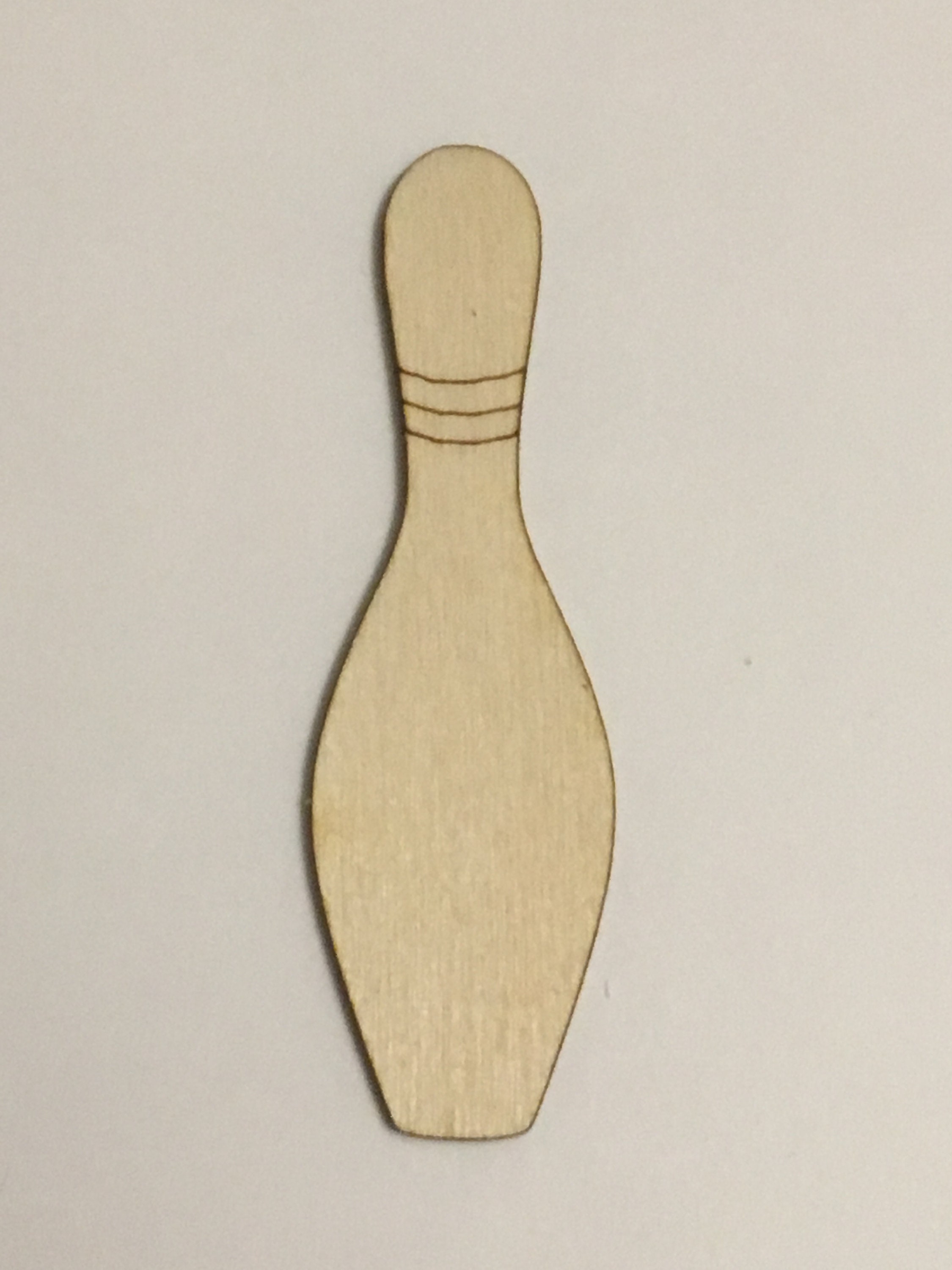 Wooden Bowling Pin, Laser Cut Wood, Craft Supplies, A162 - Etsy