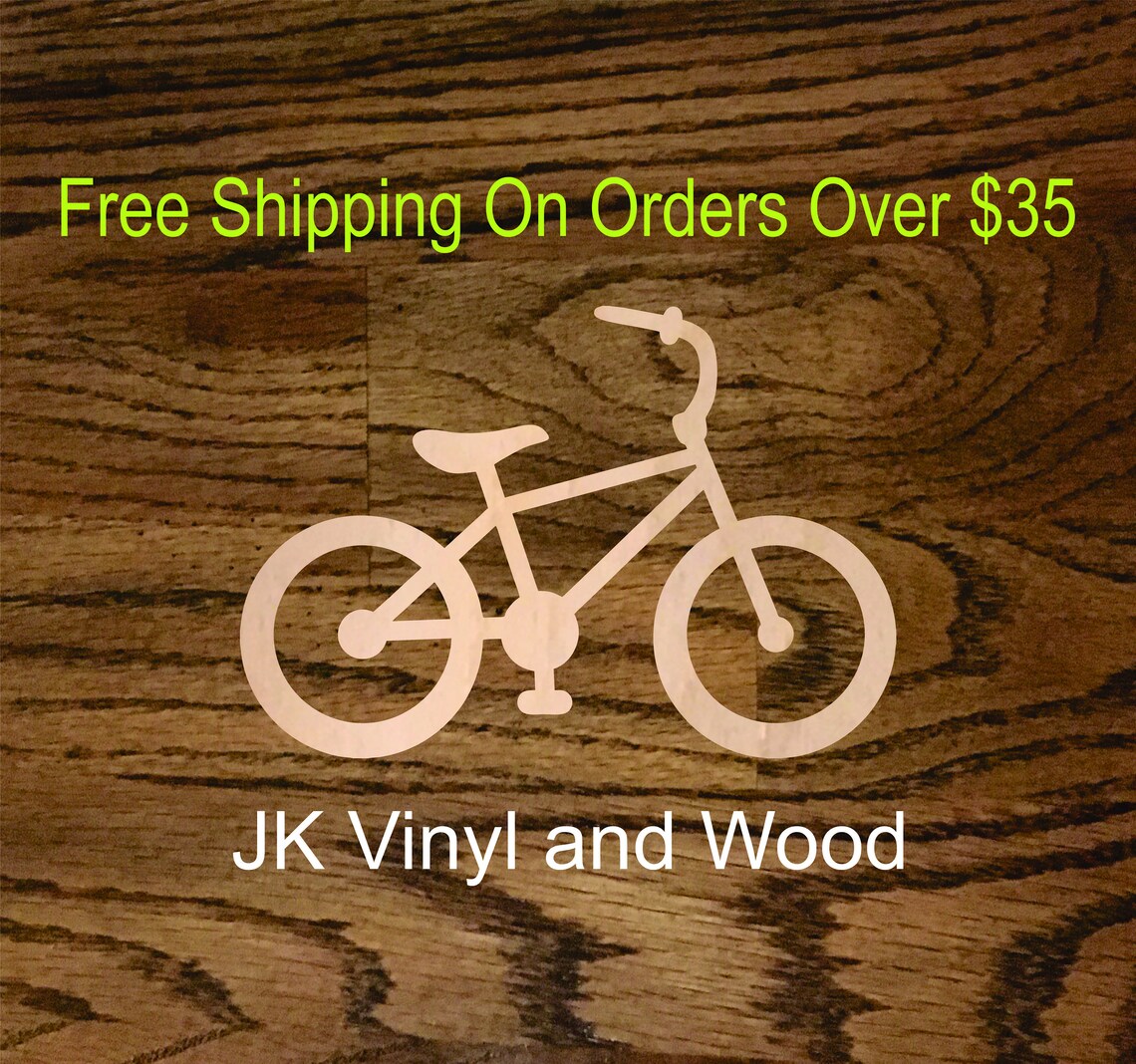 Bike, Wooden Bicycle Cutout, Laser Cut Wood, A149 - Etsy