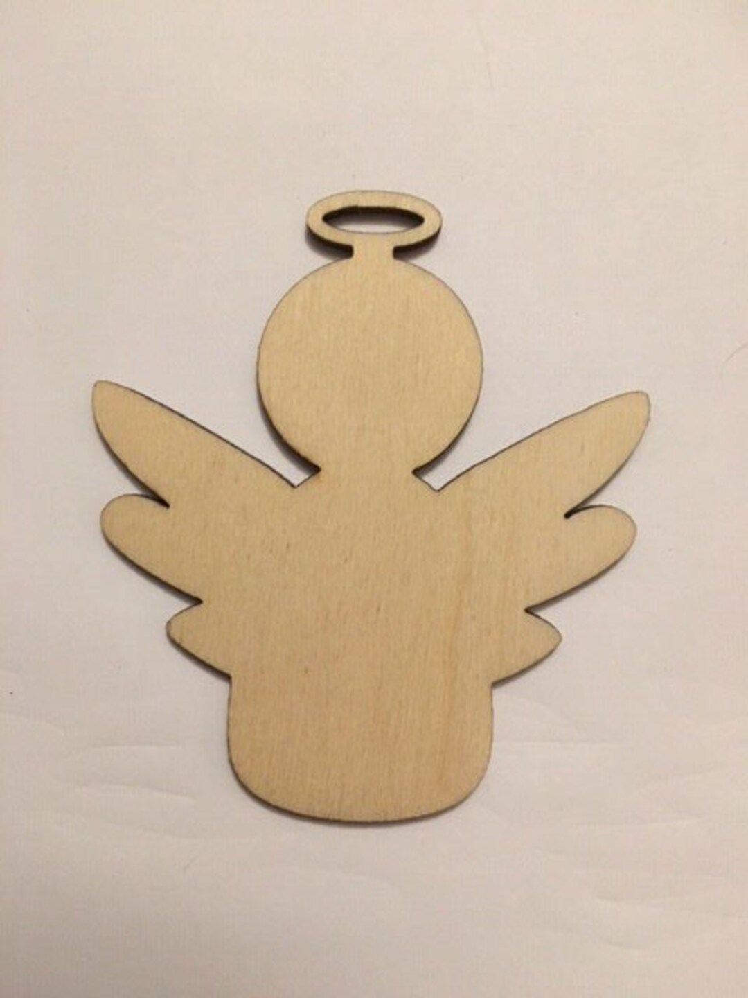 Laser Cut Angel Christmas Ornament, Wood Shapes, Laser Cut Wood ...