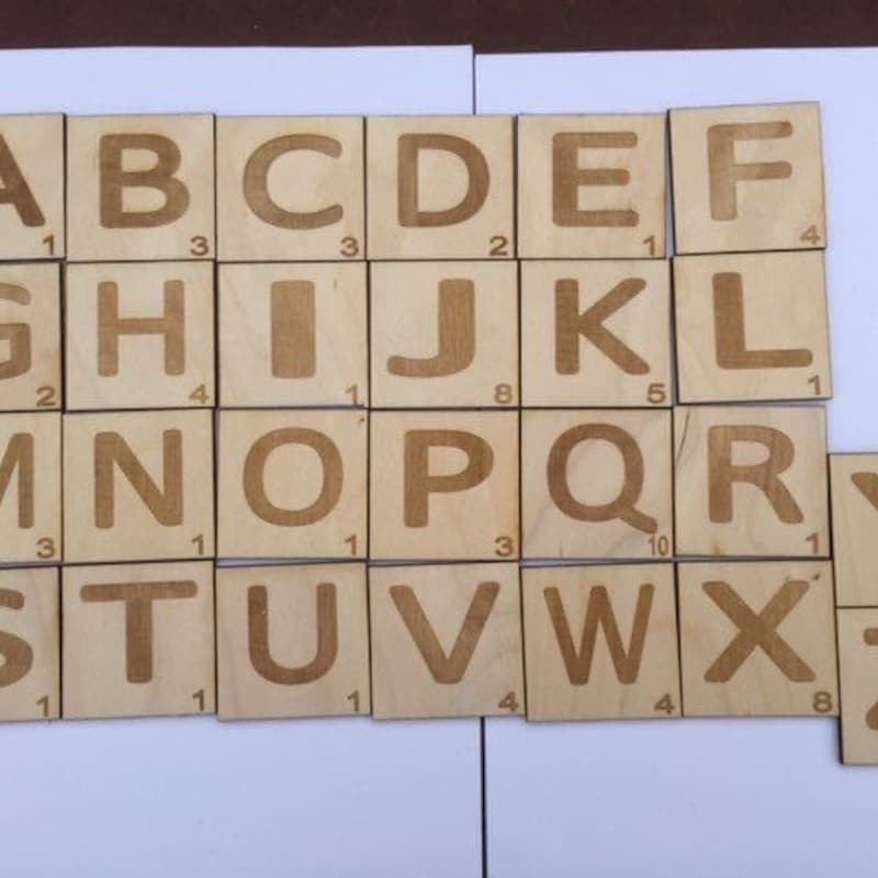 Giant Scrabble Tiles - Etsy