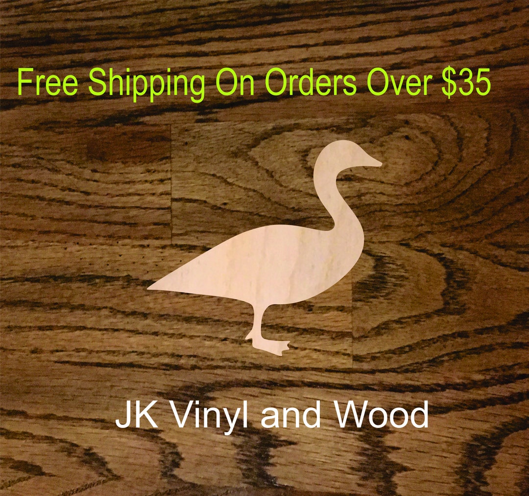 Goose, Geese, Duck Wood Cutout, Laser Cut Wood. A197 - Etsy
