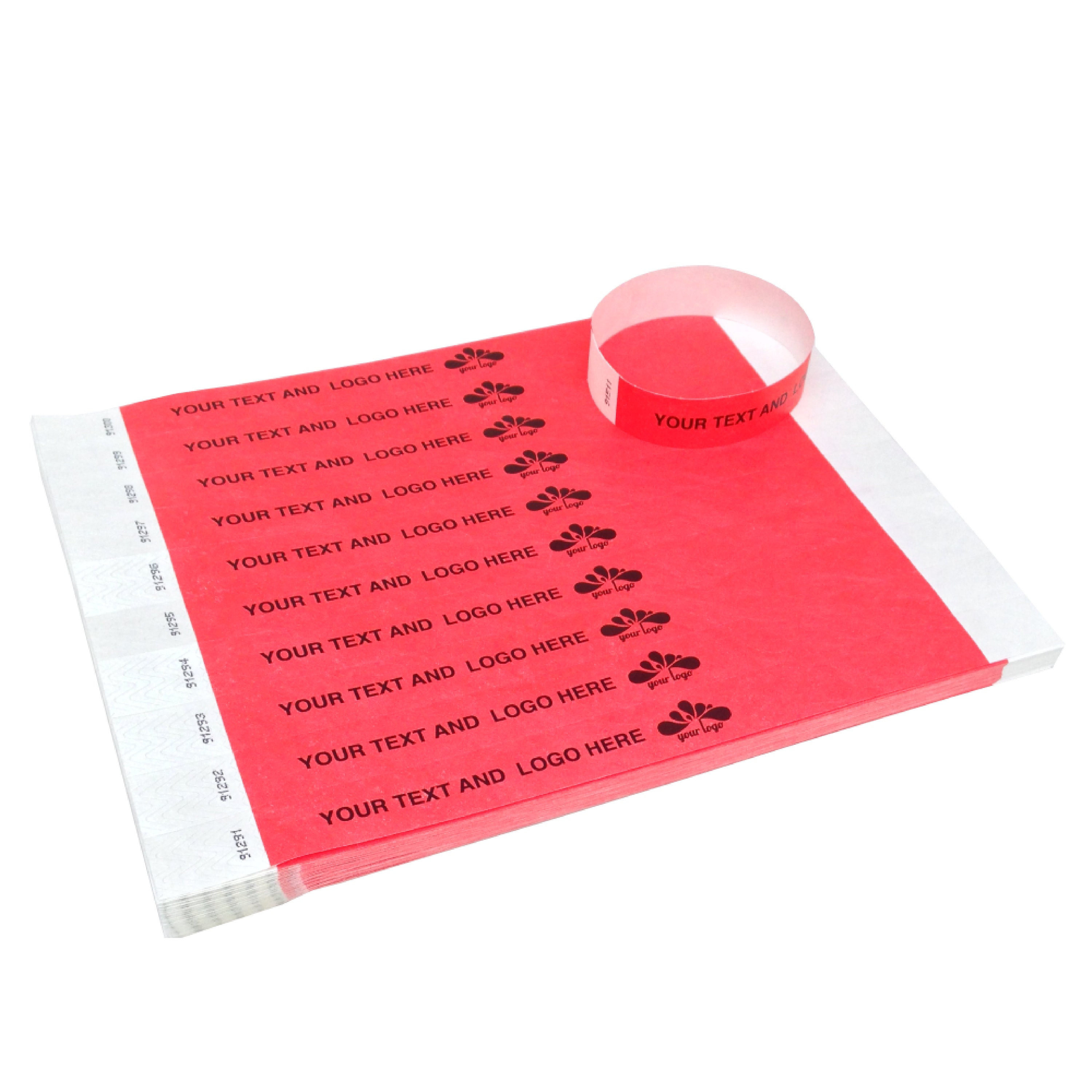 Custom Party Wristbands for Events 100 Pack - Etsy