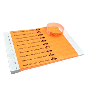 Custom Party Wristbands for Events 100 Pack - Etsy
