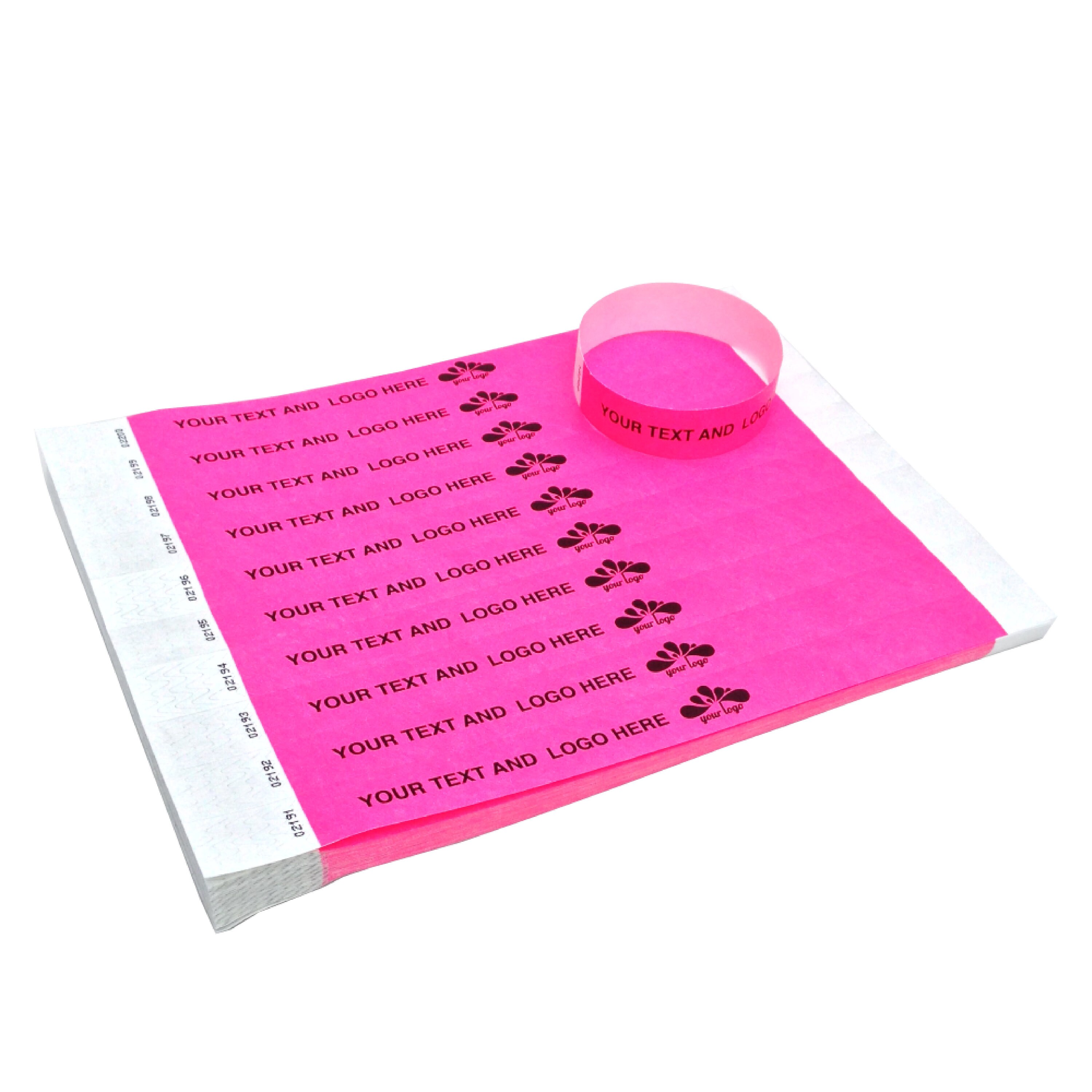 Custom Party Wristbands for Events 100 Pack - Etsy