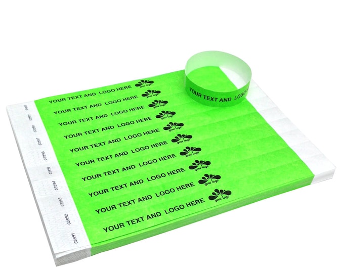 Custom Party Wristbands for Events (100 Pack) - Etsy
