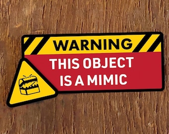 Dnd Mimic Sticker - Etsy
