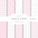 Baby Pink Digital Paper, Gingham Seamless Patterns, Baby Shower ...