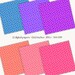 Polka Dots Digital Paper, Colorful Seamless Patterns, Bright Summer ...
