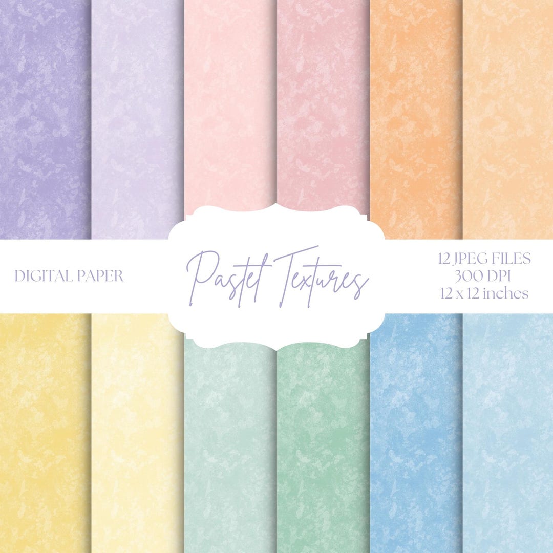 Pastel Backgrounds, Textured Patterns, Pastel Rainbow Textures, Digital ...
