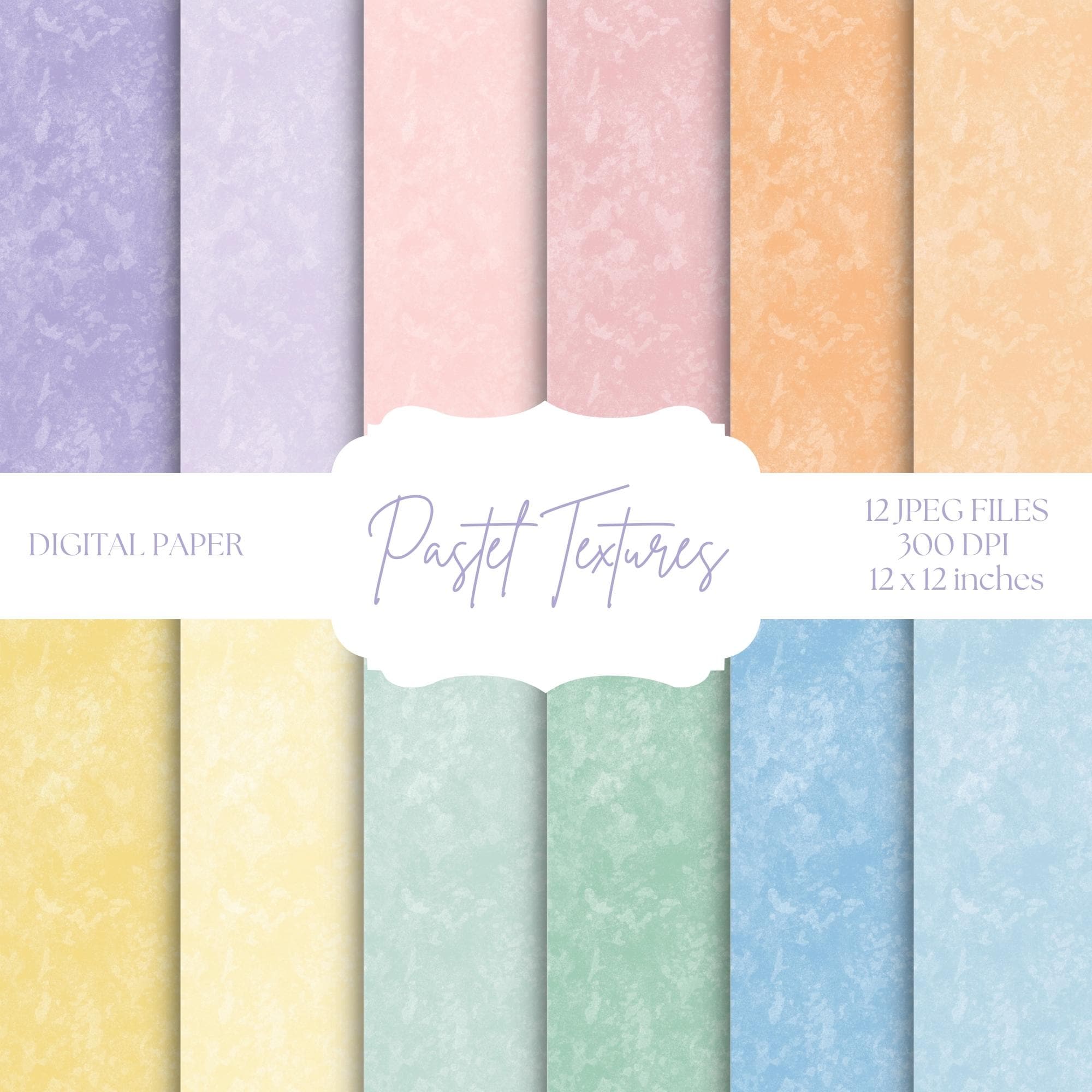 Pastel Backgrounds, Textured Patterns, Pastel Rainbow Textures, Digital ...