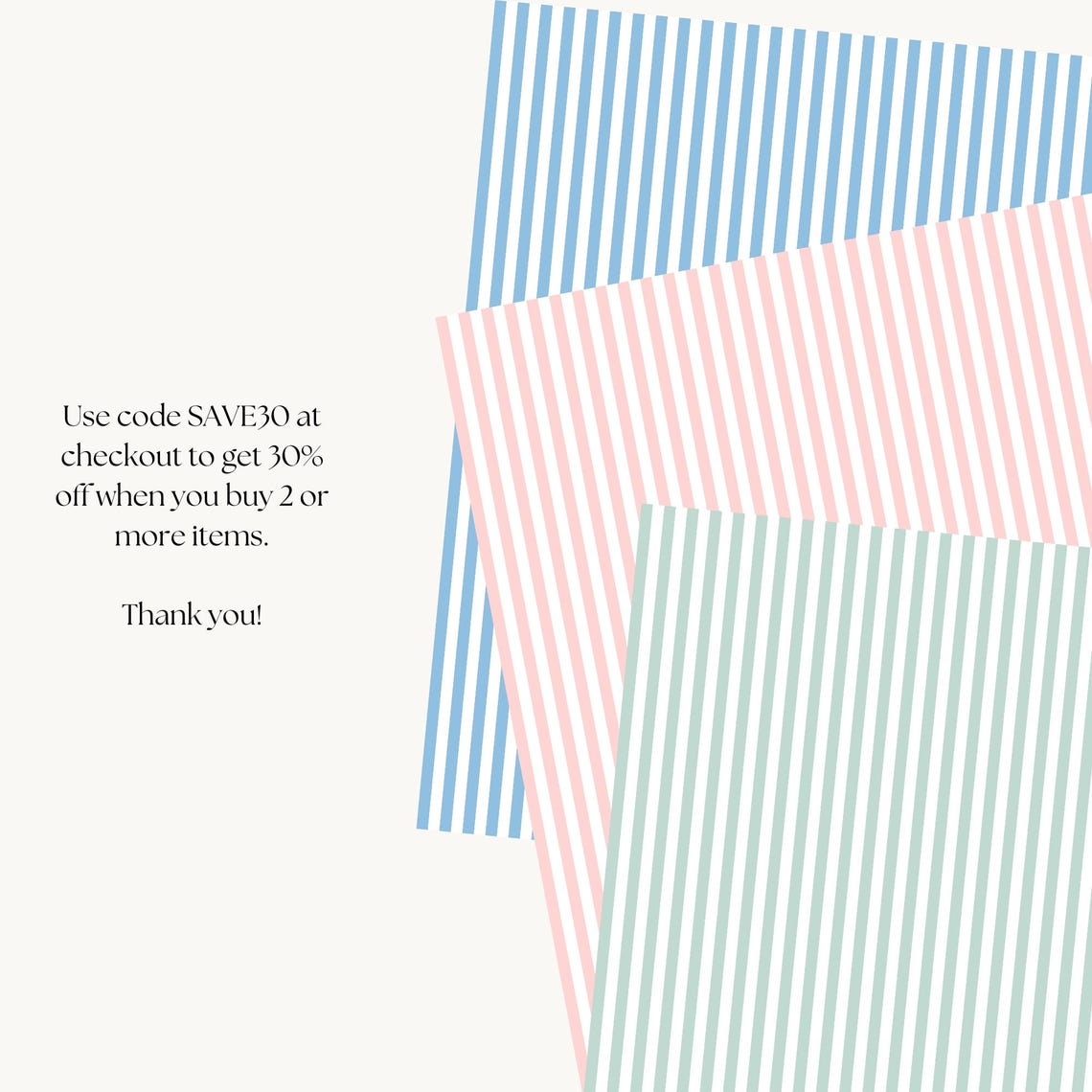 Stripes Digital Paper, Pastel Color Backgrounds, Striped Scrapbook ...