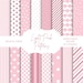Pink Digital Paper, Blush Seamless Patterns, Light Pink and White ...