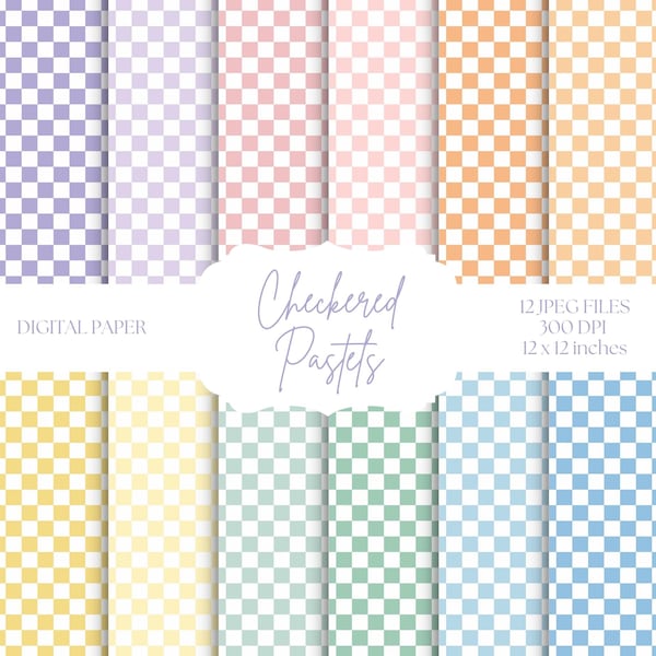 Spring Checkers - Etsy
