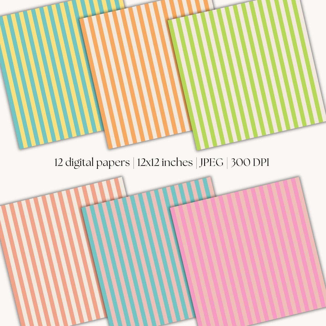 Papel digital de rayas de colores, patrones de rayas sin costuras ...