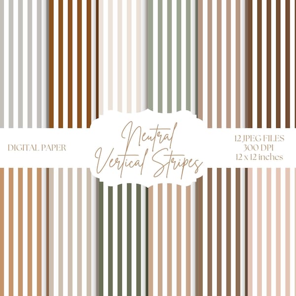 Vertical Stripe Wallpaper - Etsy