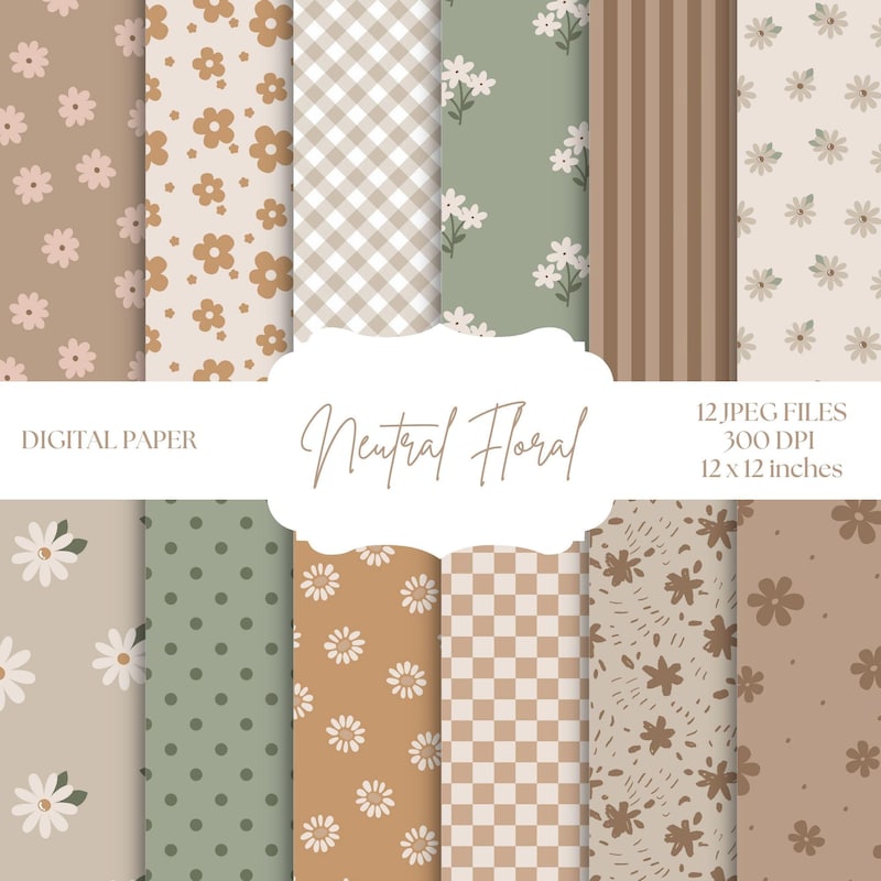 Neutral Wall Paper Border - Etsy