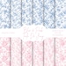 Pastel Gingham Digital Paper, Plaid Backgrounds, Pink & Blue Scrapbook ...