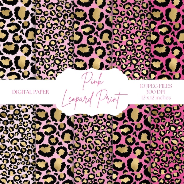 Pink Cheetah Print Pattern - Etsy