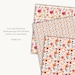 Peach and Coral Digital Paper, Watercolor Floral Backgrounds, Flower ...