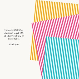 Stripes Digital Paper, Bright Color Backgrounds, Vertical Stripe ...