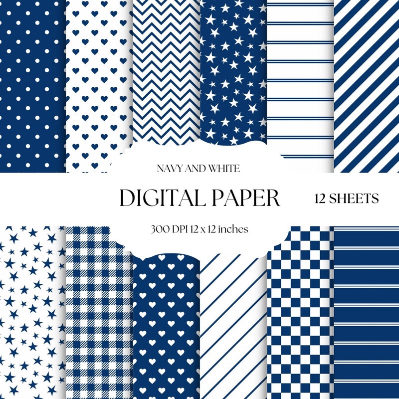 Navy Blue Paper - Etsy
