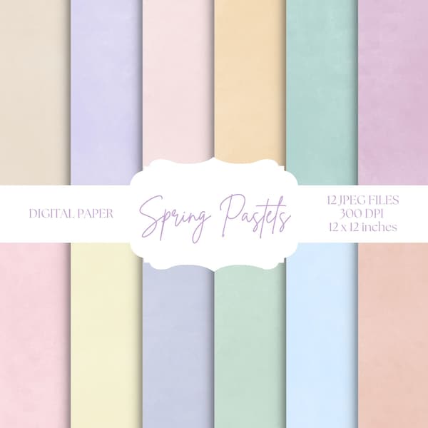 Pastel Gingham Digital Paper, Plaid Backgrounds, Pink & Blue Scrapbook ...