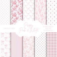 Pink Toile - Etsy