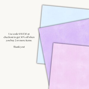 Pastel Pink, Purple, Blue Digital Paper, Cotton Candy Backgrounds ...
