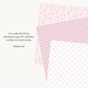 Pink Toile Digital Paper, Coquette Bow Patterns, Preppy Backgrounds ...