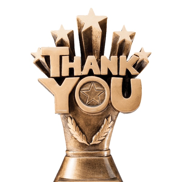 Thank You Trophy - Etsy