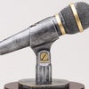 Silver Microphone Trophy | Engraved Silver Mic Award for Emcee ...