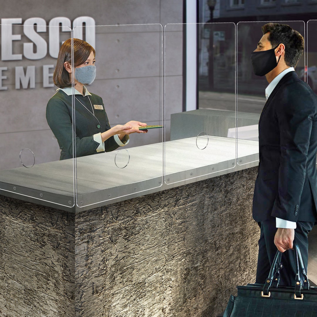 Front Counter Mount Sneeze Guard - Etsy