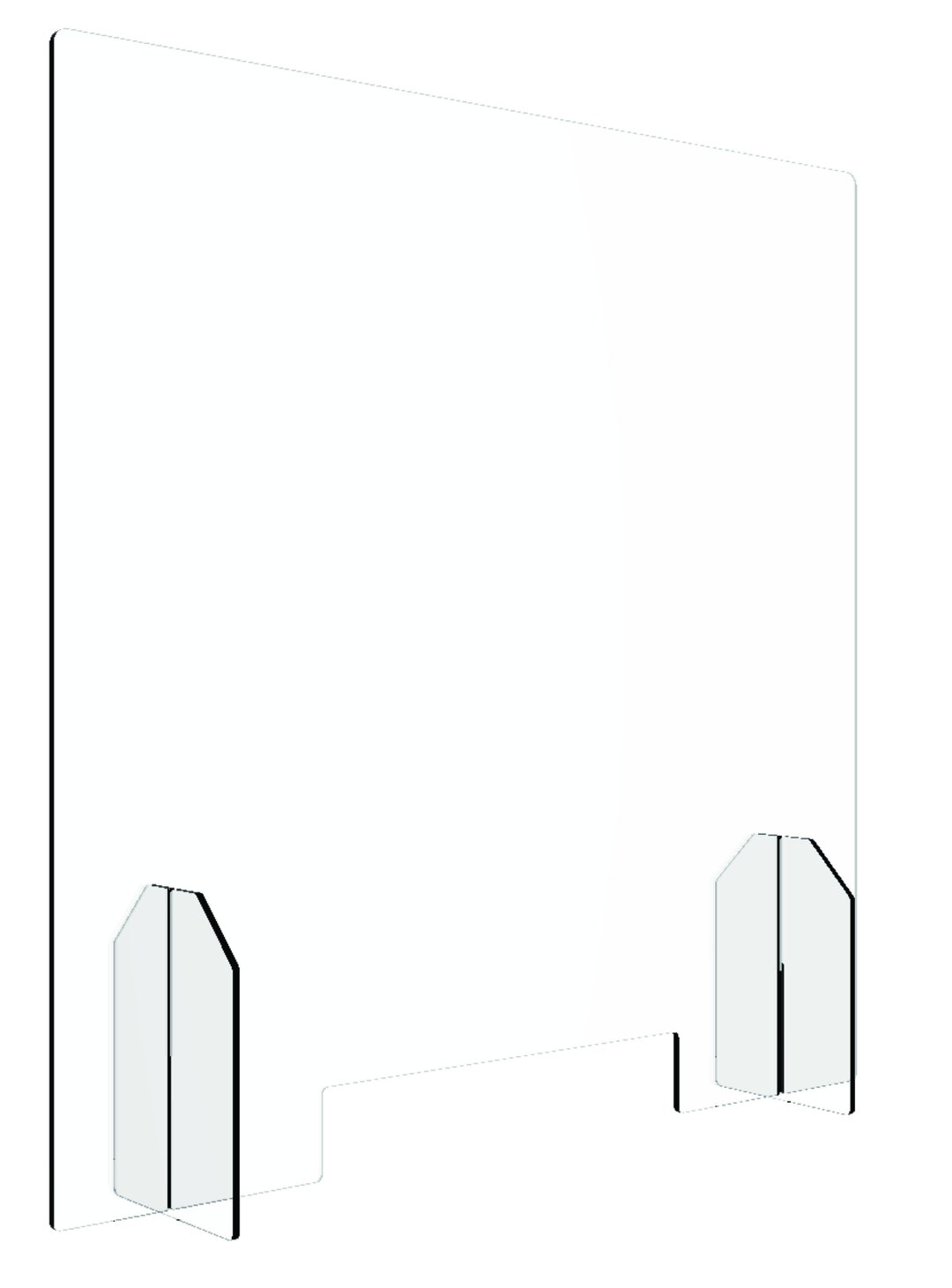 Plexiglass Shield Portable Sneeze Guard Protective Safety - Etsy