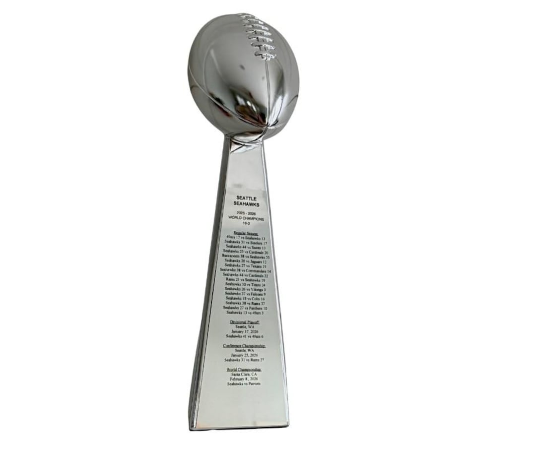 Seattle Chrome Champion Trophy - Etsy