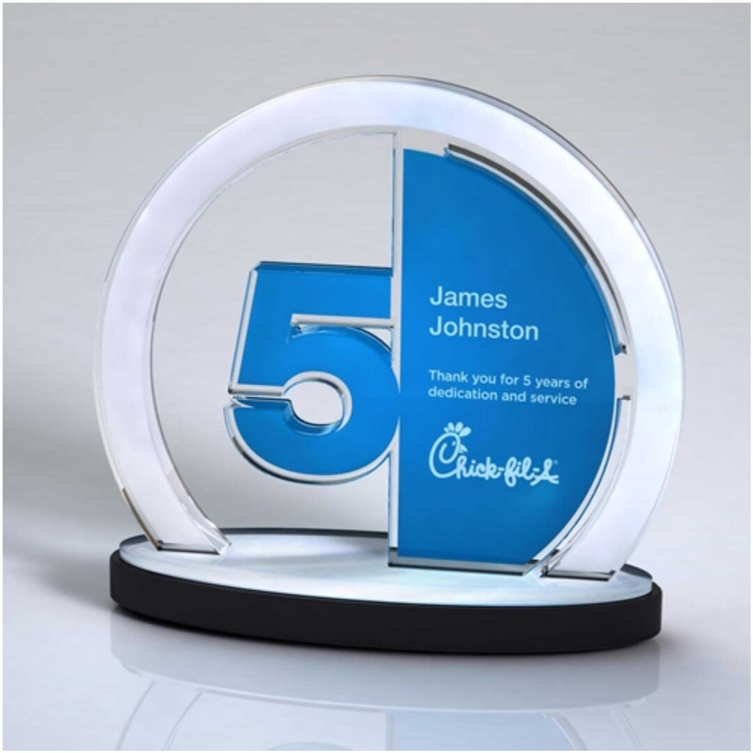 Anniversary Achievement 5 Years of Service Awards - Etsy